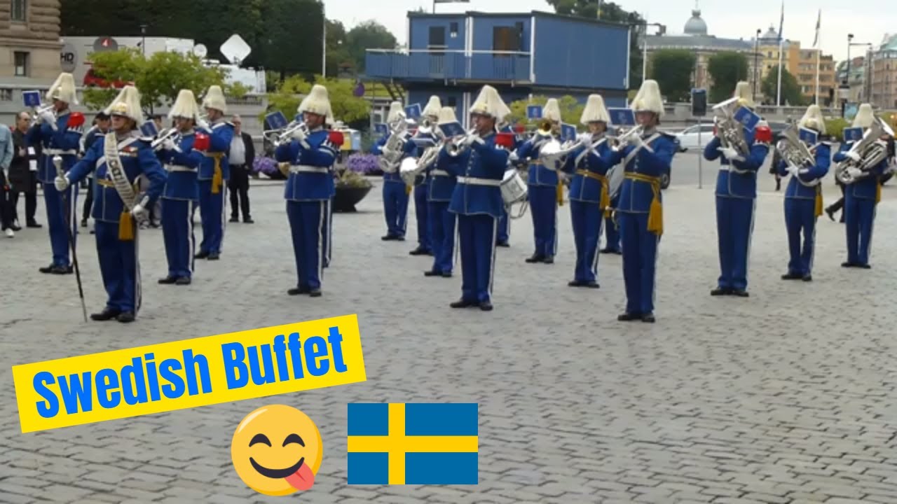 Wandering around SWEDEN & eating SWEDISH Smörgåsbord (Buffet) - YouTube