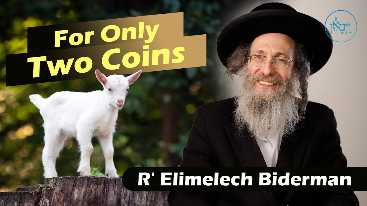 For Only Two Coins | Rabbi Elimelech Biderman - YouTube