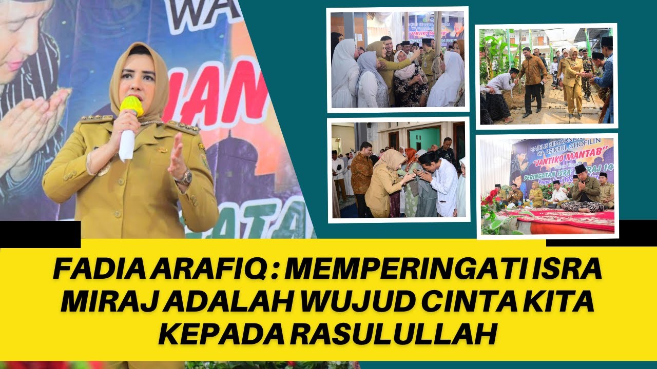 Fadia Arafiq: Memperingati Isra Miraj Adalah Wujud Cinta Kita Kepada ...