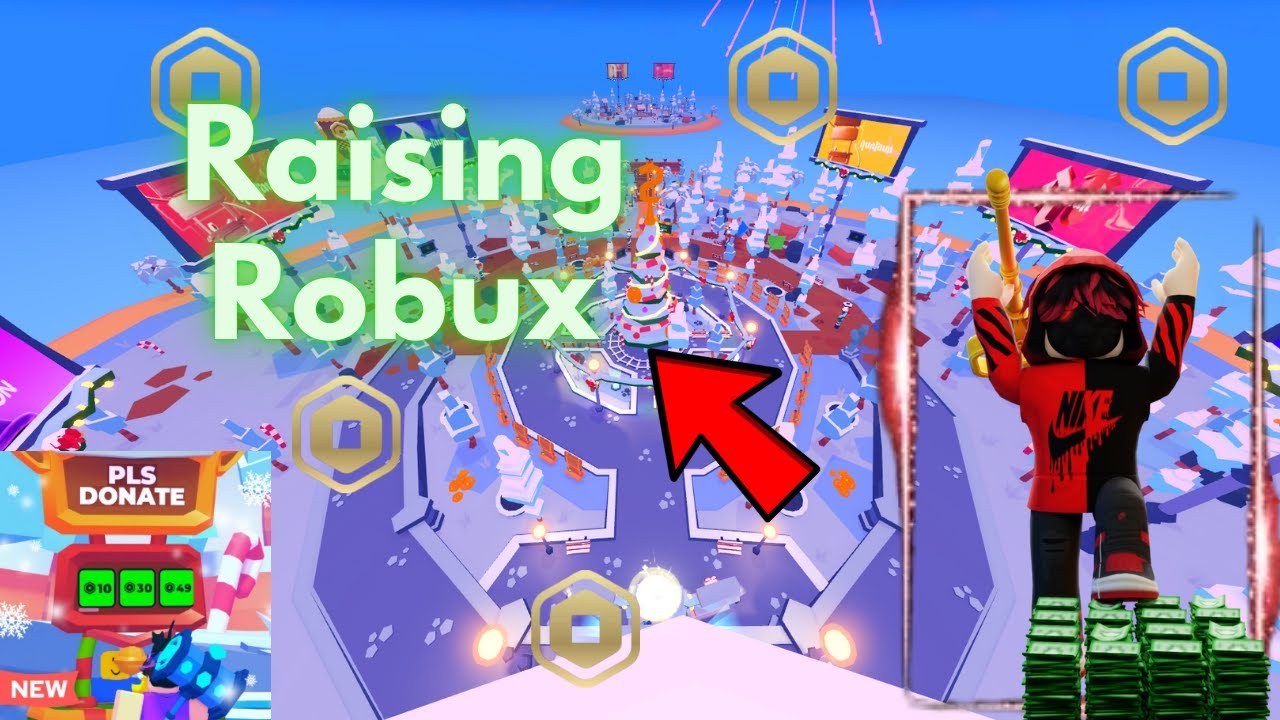 Raising Robux stream!!!! | Roblox Pls Donate - YouTube