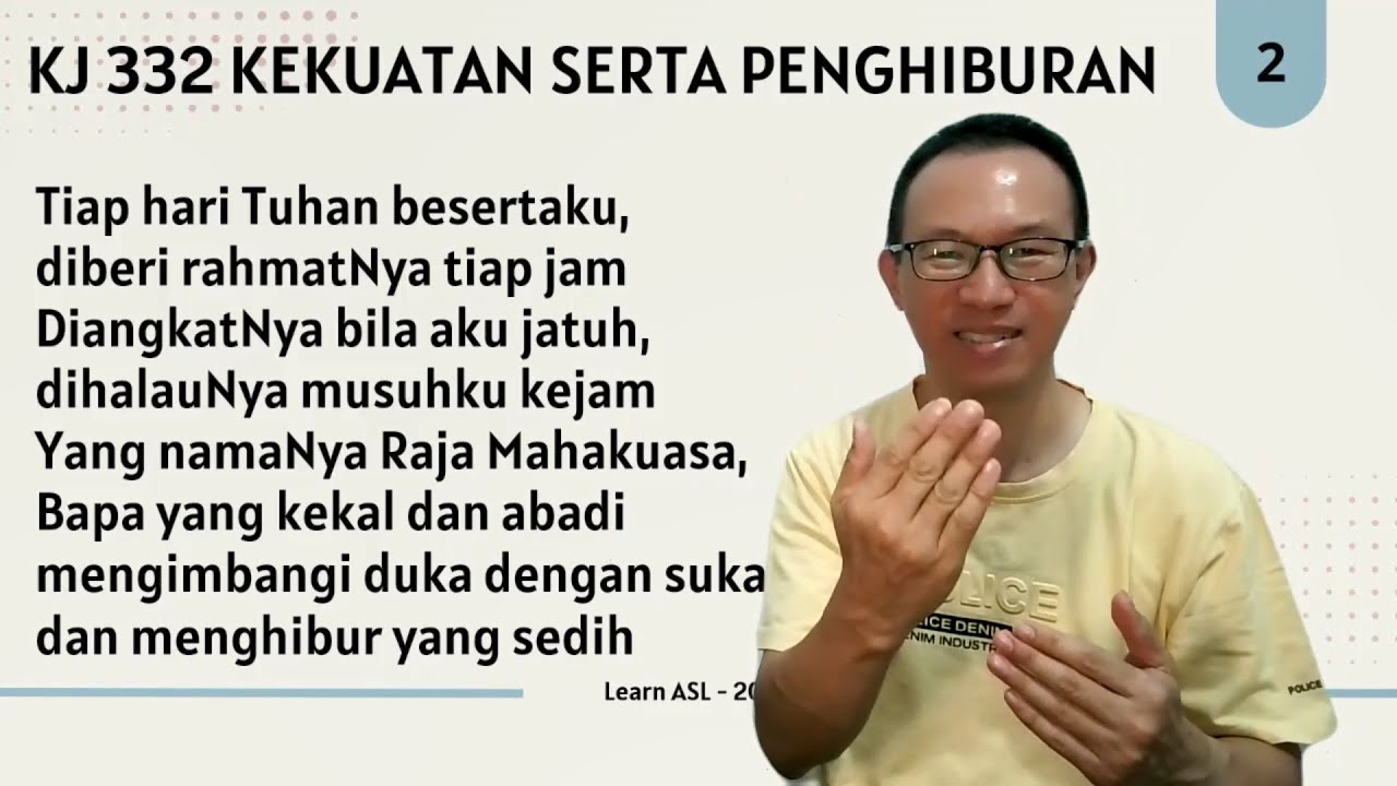 Tutorial KJ 332 Kekuatan serta Penghiburan - YouTube