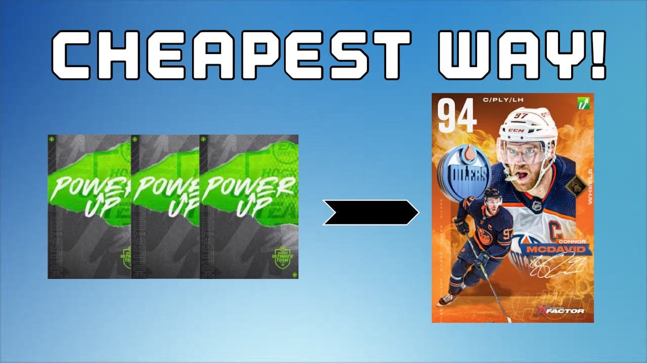 CHEAPEST WAY TO MAKE POWER UP COLLECTIBLES! *LIMITED EDITION SET* NHL ...