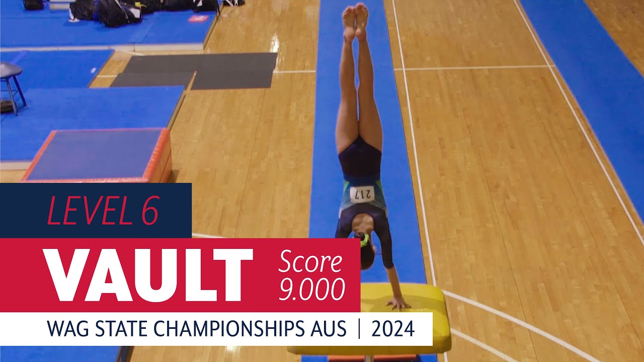 Level 6 - Vault - Gymnastics State Championships 2024 AUS - YouTube