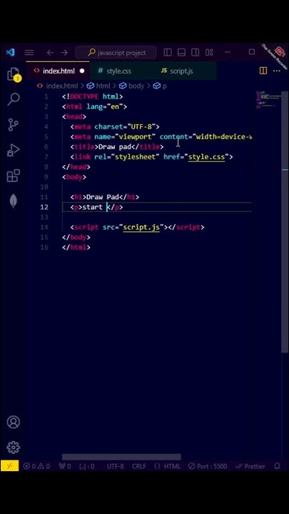 Canvas Master Interactive Mouse Drawing App & mouse draw project by JavaScript #smartphone #tech ...