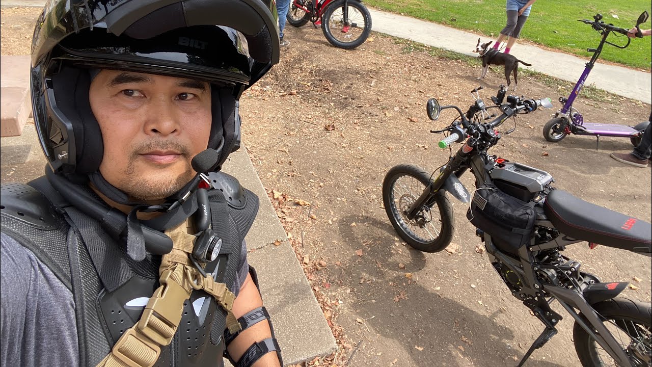 SurRon X BAC4000 on San Jose Rated E group ride 9-10-2022 - YouTube