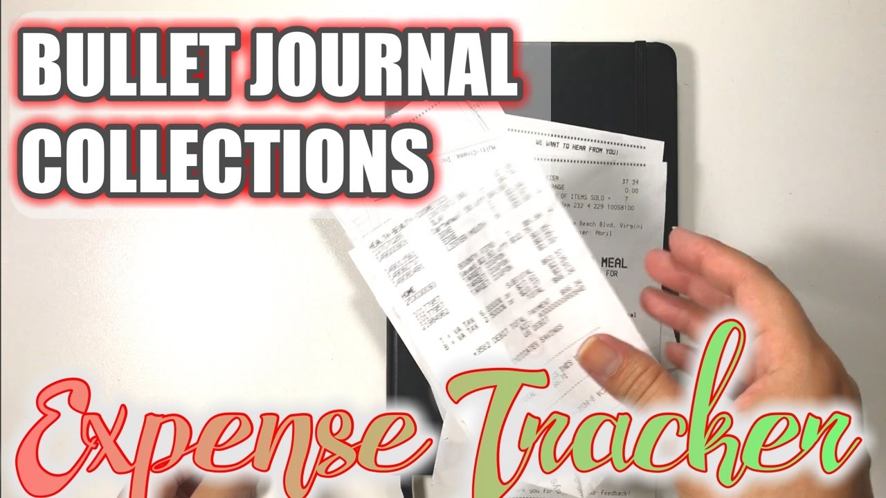 BUJO Expense Tracker \ Rhodia Webnotebook - YouTube