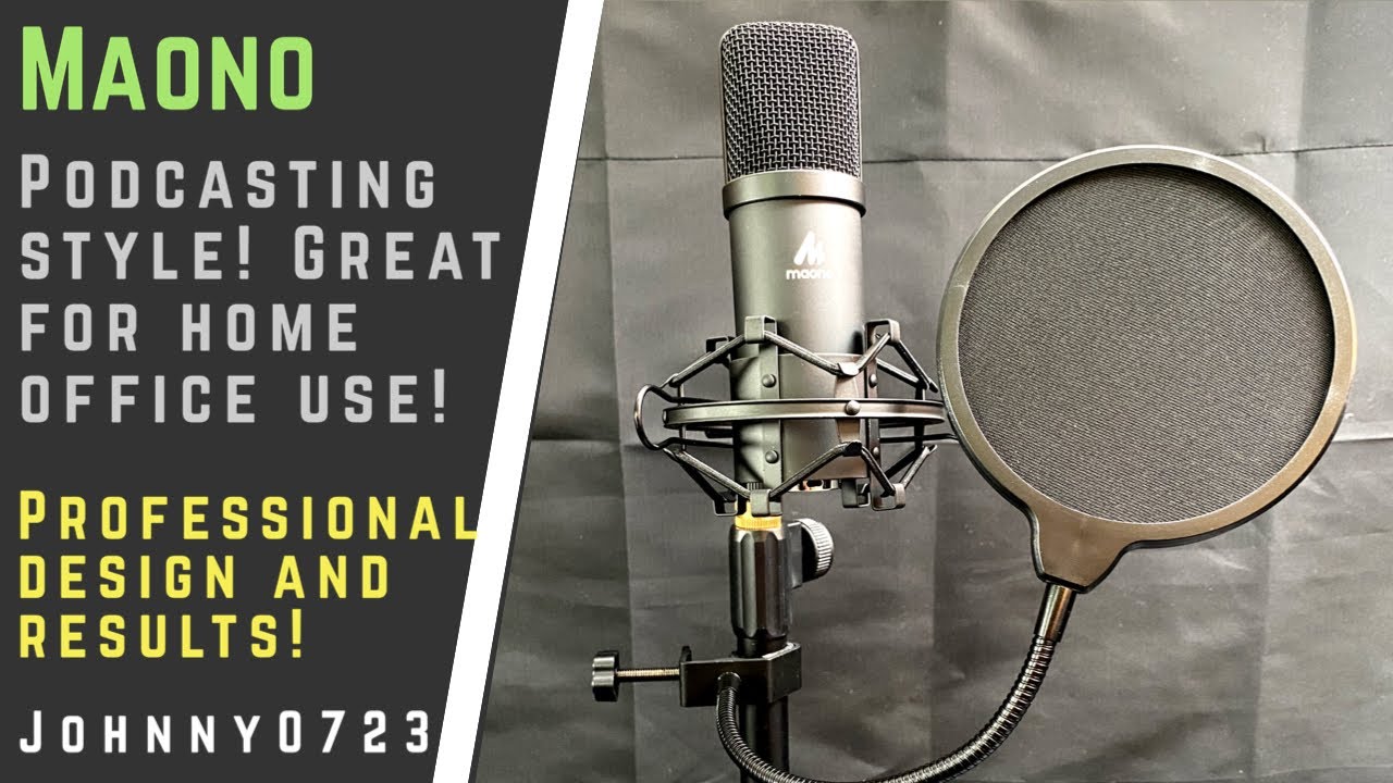 Maono Podcast Microphone USB Microphone Kit 192KHZ/24BIT with Aluminum ...