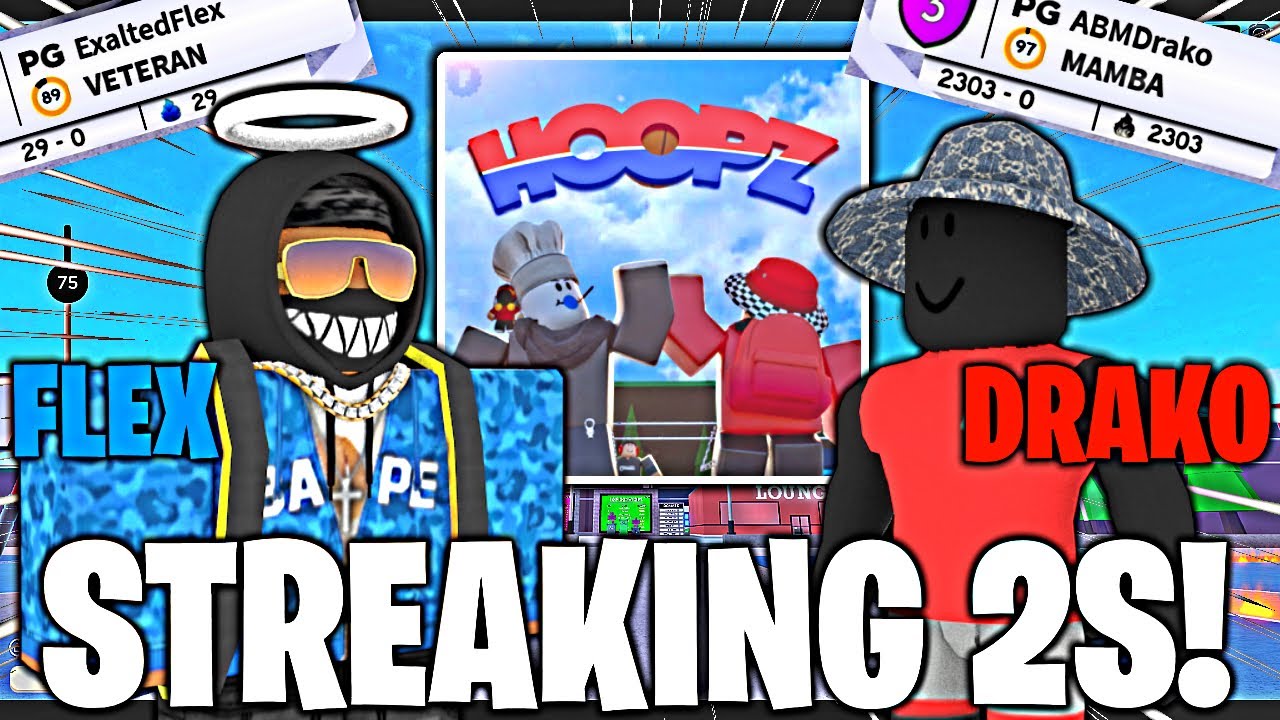 ABMDrako And Flexplayz Streaks On 2s | #1 Hoopz Player | Hoopz | ROBLOX ...