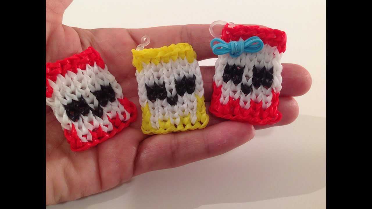 Rainbow Loom Nederlands, Alpha Loom Skull Mural - YouTube