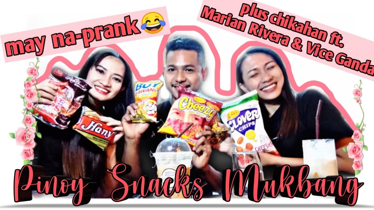 Pinoy Snacks Mukbang | My Khmer Friend Try Pinoy Snacks - YouTube