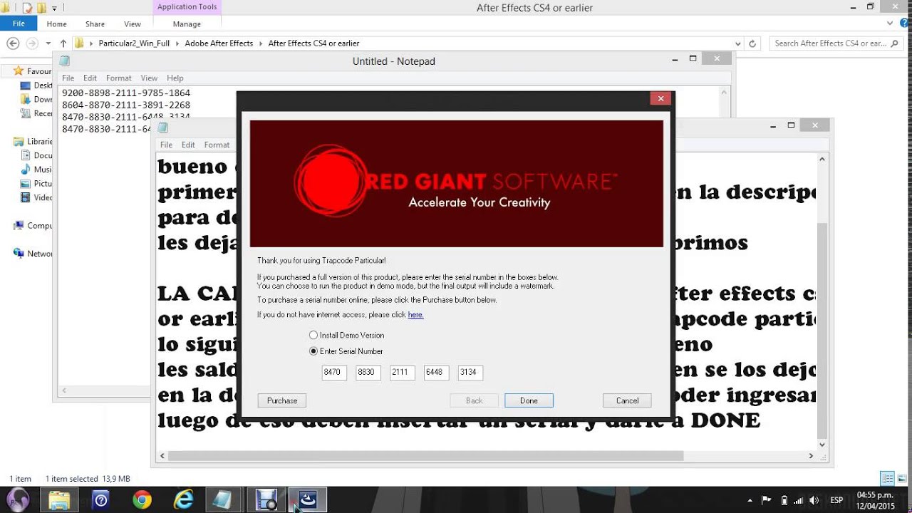 Como instalar el plugin trapcode particular para Adobe After Effects CS4 - YouTube