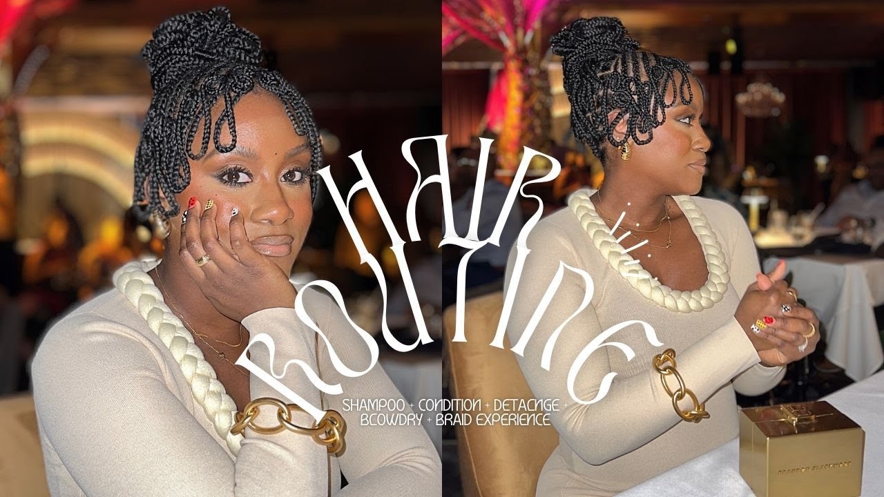 My Nappy Hair Detailed Wash Day Routine, Prepping for a Protective ...