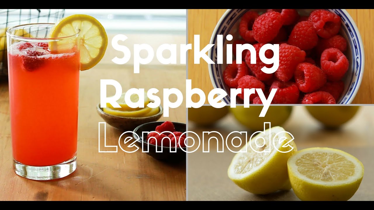 Sparkling Raspberry Lemonade - YouTube