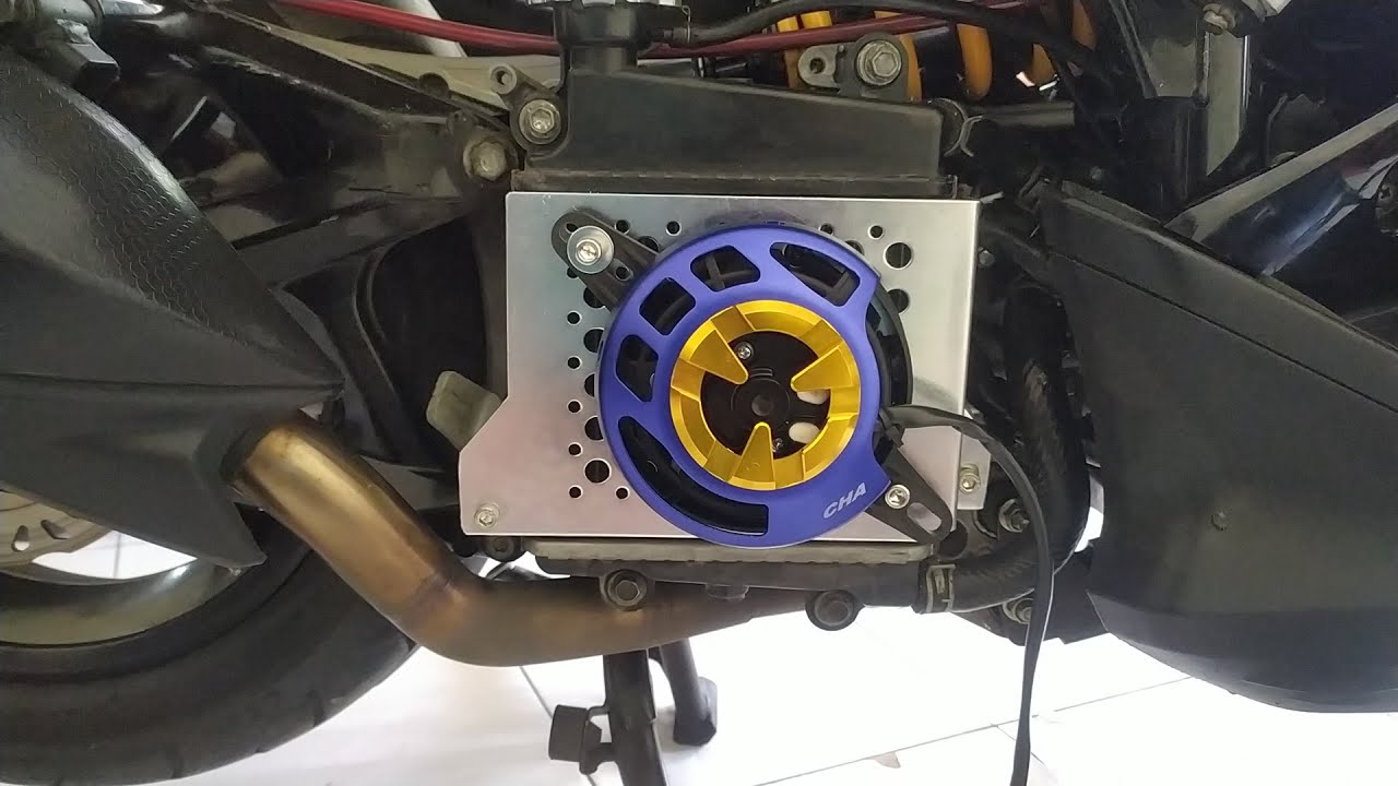 EXTRA FAN RADIATOR YAMAHA AEROX STAGE 1 MANUAL - YouTube