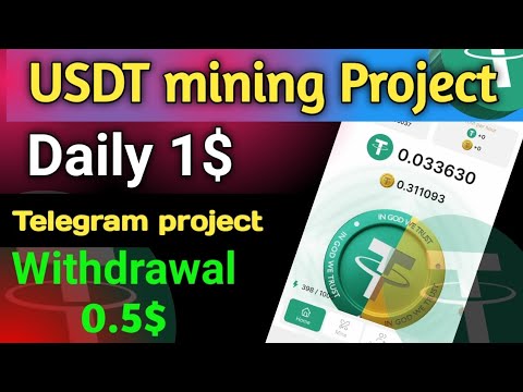 Usdt Mining Project | Tap Tether Bot Telegram | Usdt mining telegram ...