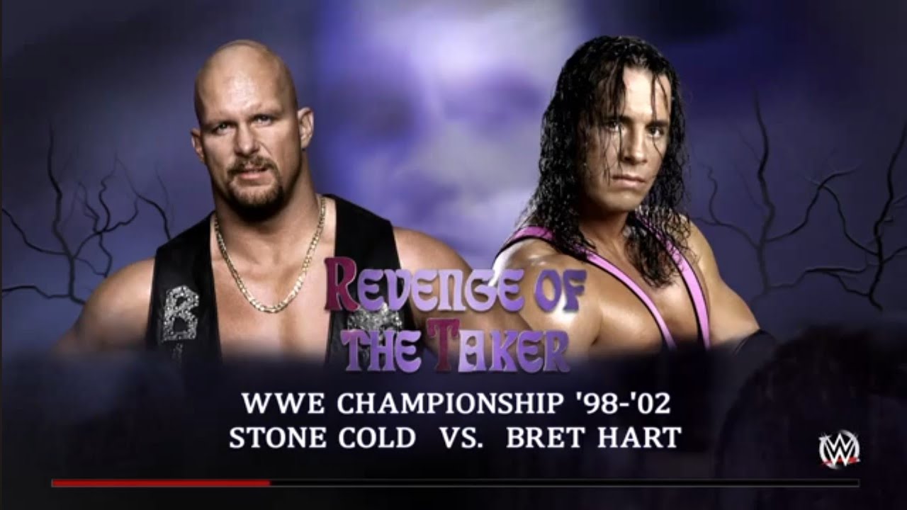 Steve Austin vs Bret Hart. Revenge of the Taker. WWE 2K16 - YouTube