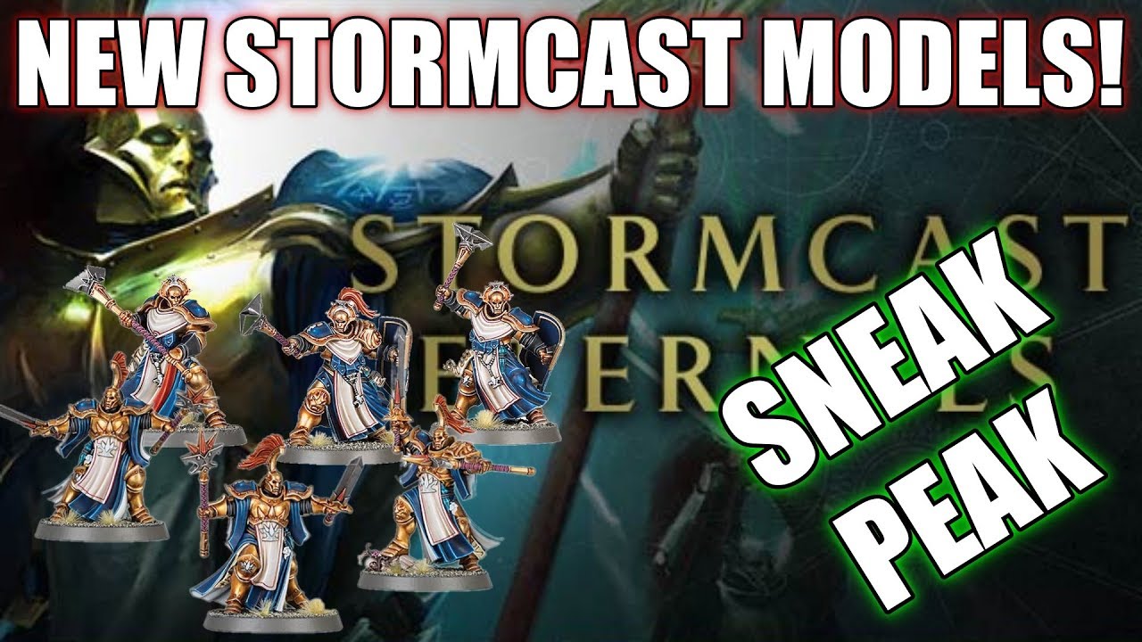 New Stormcast Eternals Sacrosanct Chamber Models - YouTube