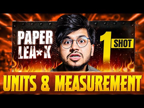 important questions unit and measurement class 11 physics - YouTube