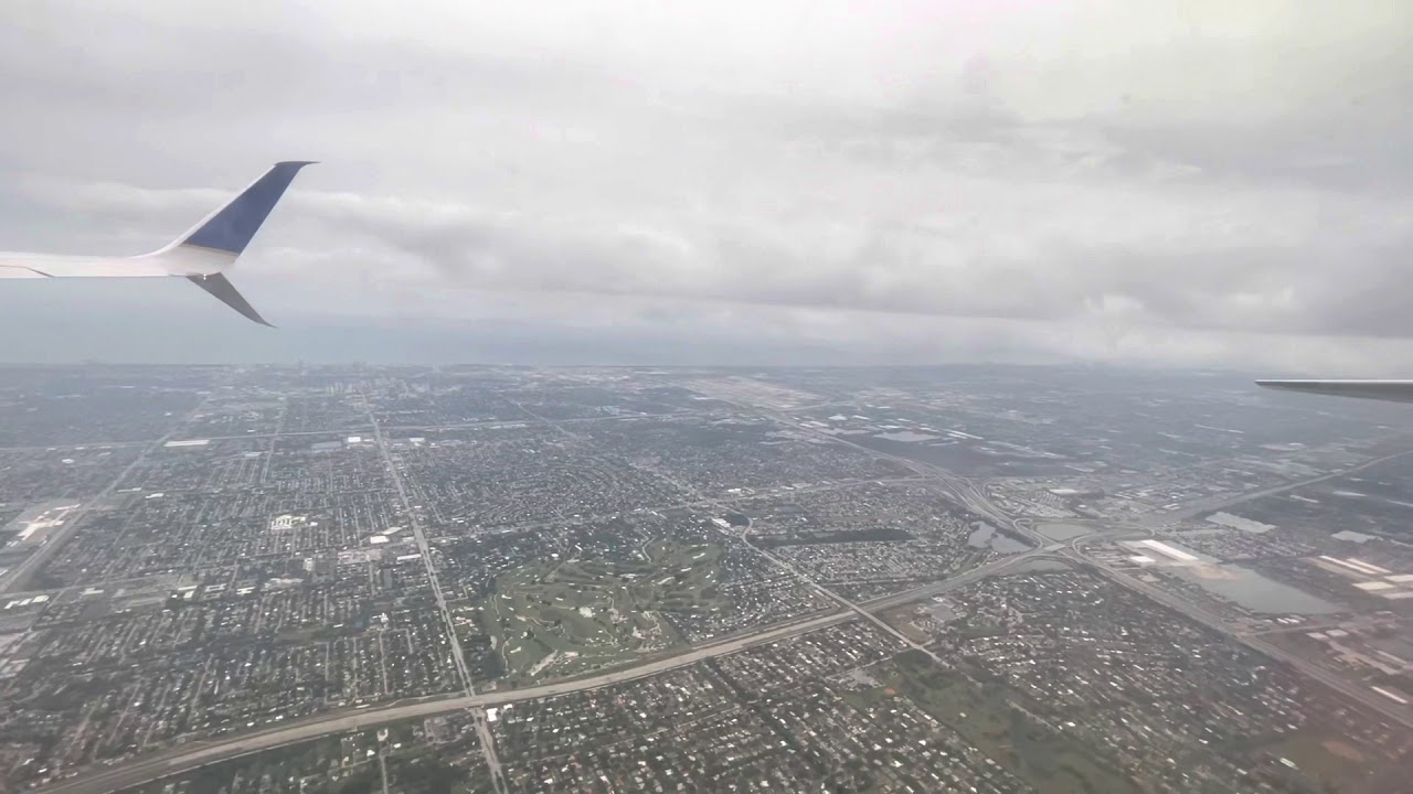 UNITED AIRLINES FULL FLIGHT // FLL- EWR (FORT LAUDERDALE TO NEWARK ...