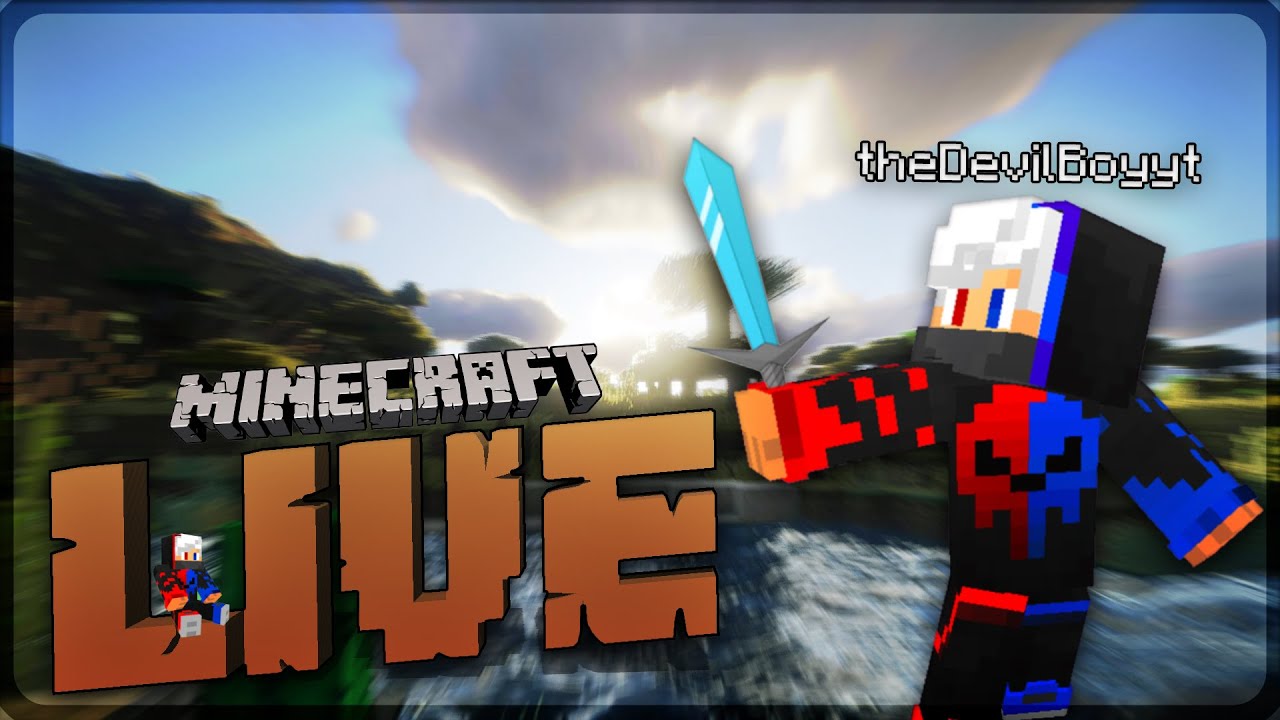 Minecraft Live Telugu - Pika Network - The Devil Boy yt - YouTube