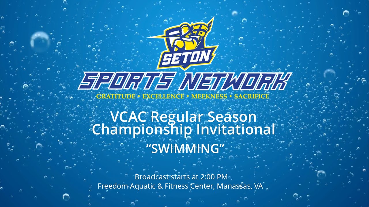 VCAC Regular Season Championship Invitational "SWIMMING" - YouTube