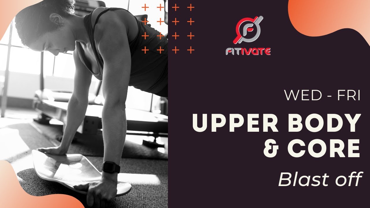 Upper Body & Core Workout (12 MINS, NO GYM) - Wed to Fri Routine - YouTube