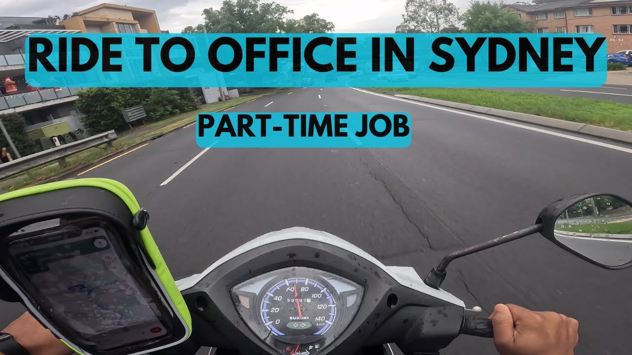Ride to Office | Part-Time job | Rainy Day | Sydney, Australia - YouTube