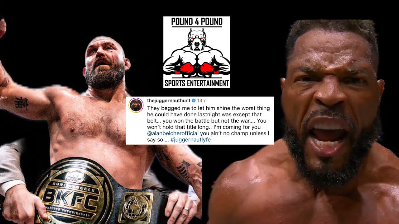 Lorenzo Hunt tells Allen Belcher “You wont hold that title long, im ...