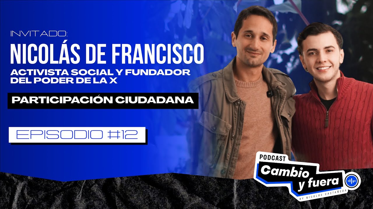 EP-12 PODCAST CAMBIO Y FUERA CON NICOLÁS DE FRANCISCO(ACTIVISTA SOCIAL ...