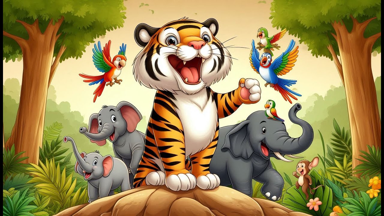 "Char Dost - Fun Jungle Adventure for Kids | Playful Animal Cartoon ...