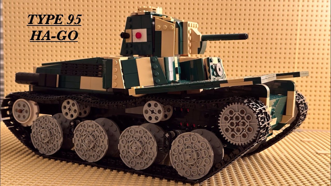 Lego Type 95 Ha-Go Light Tank - YouTube