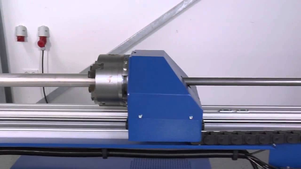 JUTEC Mandrel bending device 5000 semi automatic - YouTube