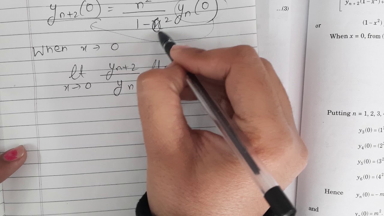 Calculation of nth derivative at x=0( Lect 8) - YouTube