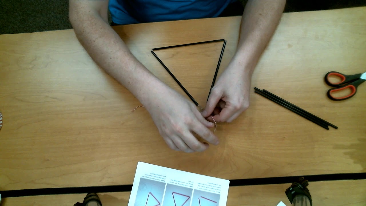 Tetra Kite How To #1- Tetrahedron Frame - YouTube