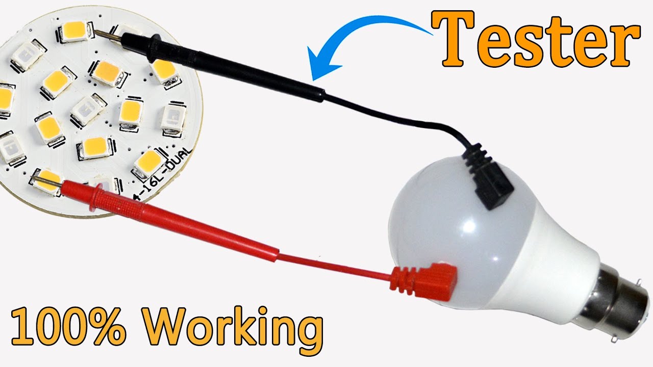 Electrical Tester | Amazing Idea | Led Bulb Convert Into A Tester - YouTube