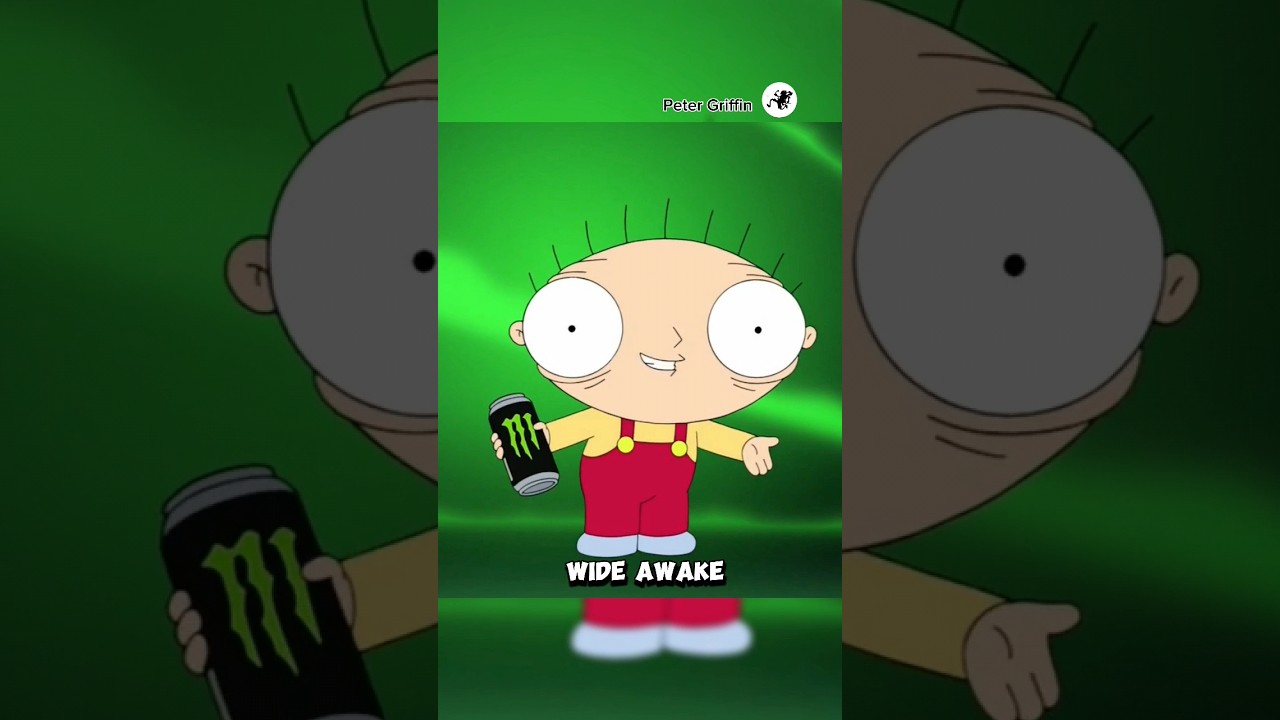 Stewie Griffin Monster Drink 🤯🧃 | Family guy moments 😂 #familyguy # ...