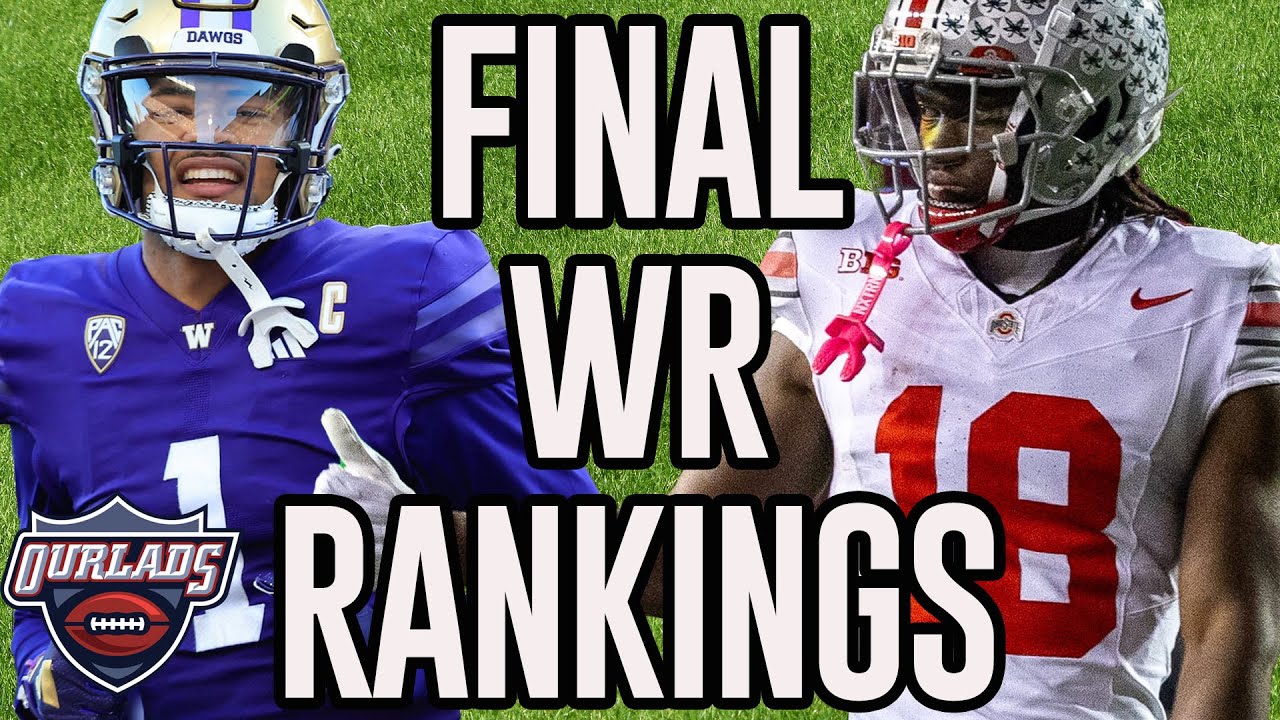 Top 5 WR Draft Prospects 2024 Final Rankings - YouTube