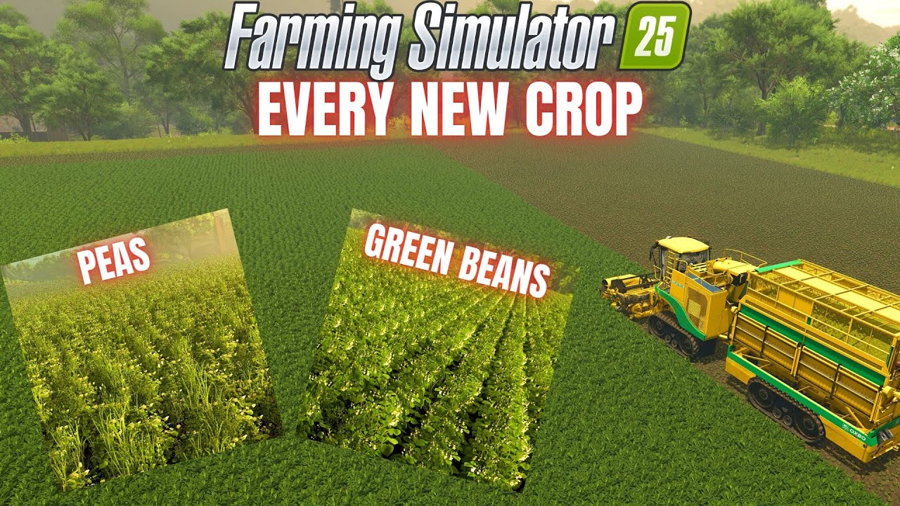 ALL THE NEW CROPS! - Farming Simulator 25 - YouTube