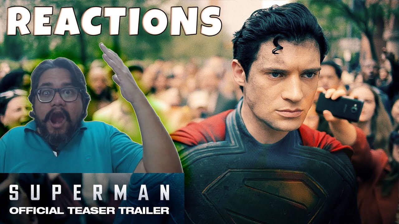 Superman | Official Teaser Trailer Reaction | James Gunn - YouTube