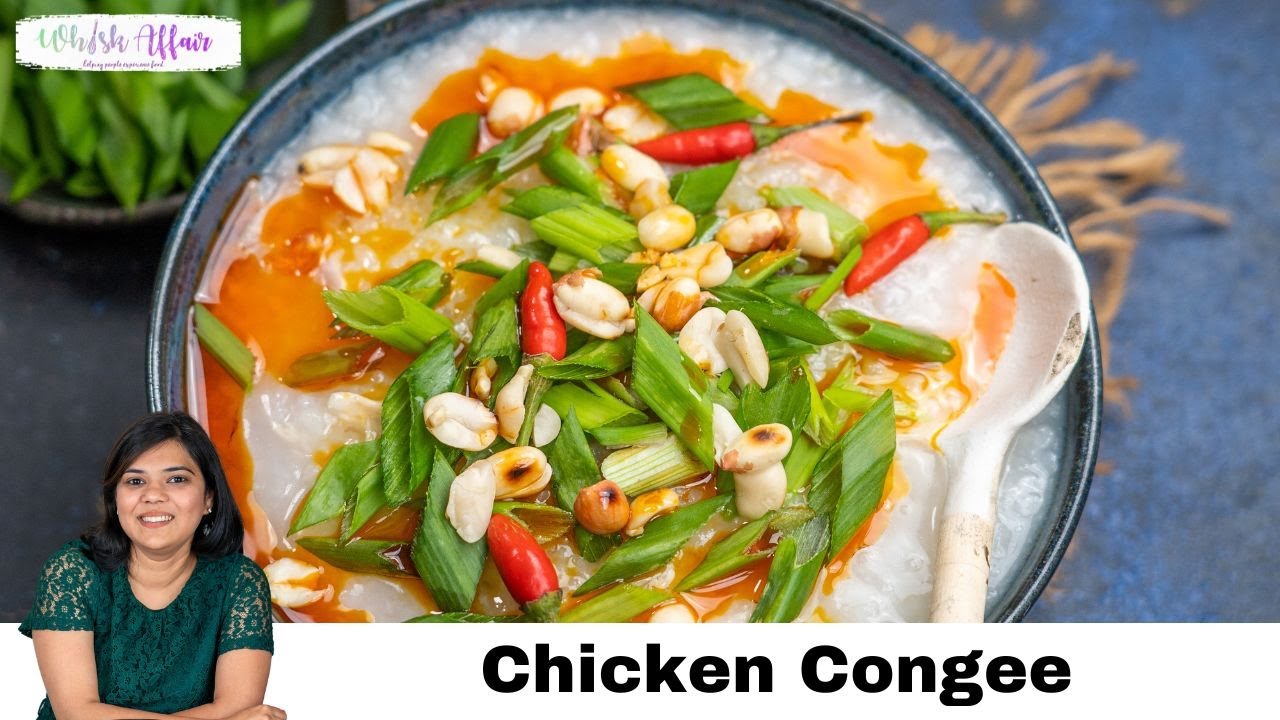 Instant Pot Chicken Congee Recipe - YouTube