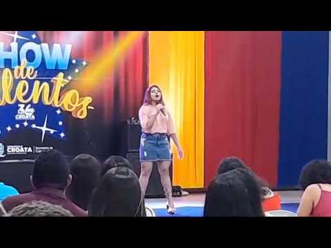 Menina solta- Giulia Be (Thalia Dias - cover ao vivo) Show de talentos - Croatá 36 anos