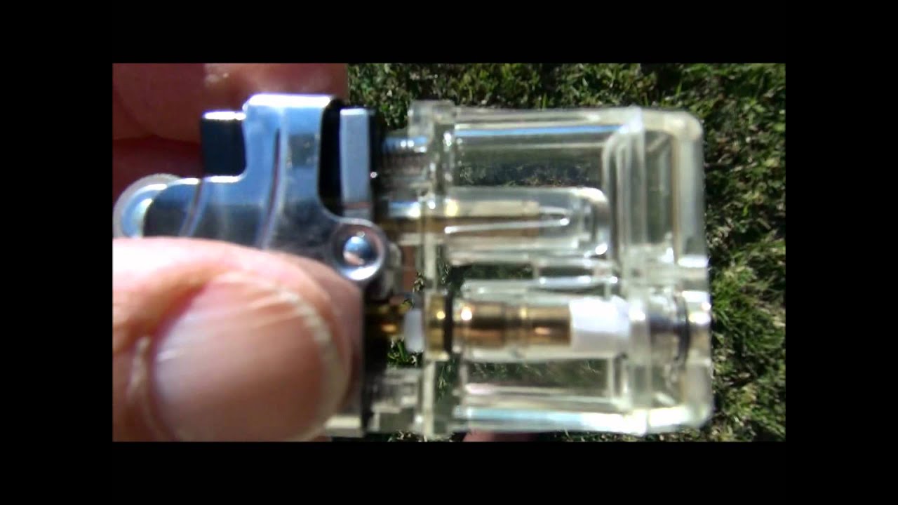 Inside the Zippo Blu butane lighter - YouTube
