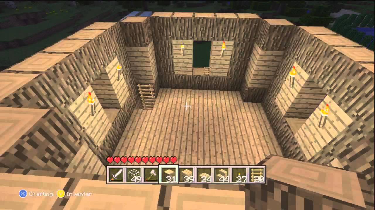 Minecraft XBox Let's play #043 Bauer bauen Bauershäuser - YouTube