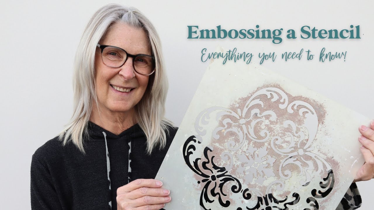 Embossing with Stencils - YouTube