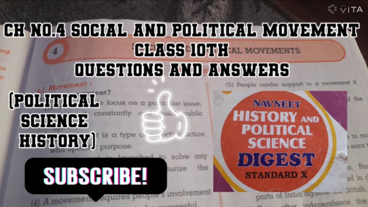 🔥💯📚 Ch no.4 Social And Political Movement Class10th political science ...
