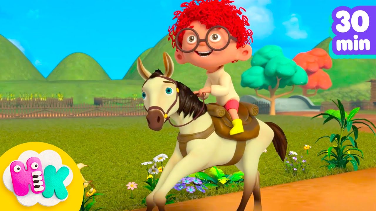 Le cheval au galop 🏇 Chansons pour Enfants | HeyKids en Français - YouTube