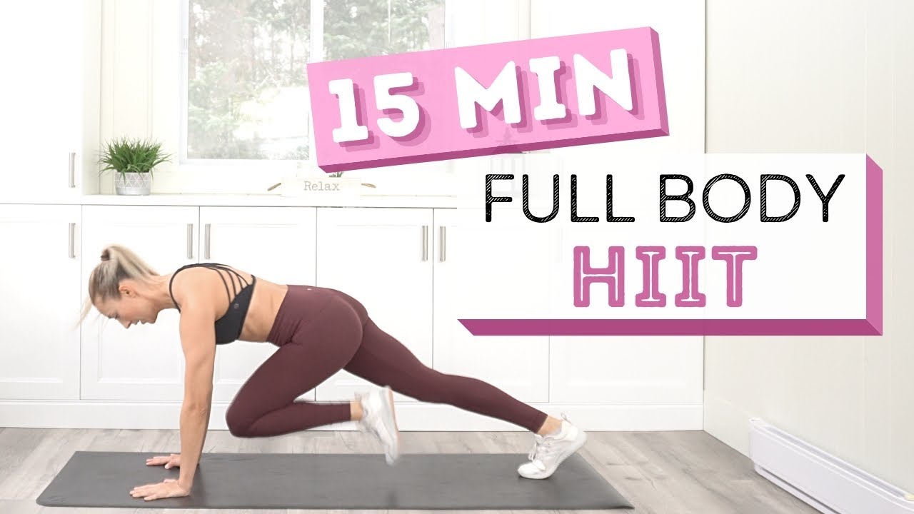 15 min INTENSE FULL BODY HIIT WORKOUT | Cardio and Strength | High ...