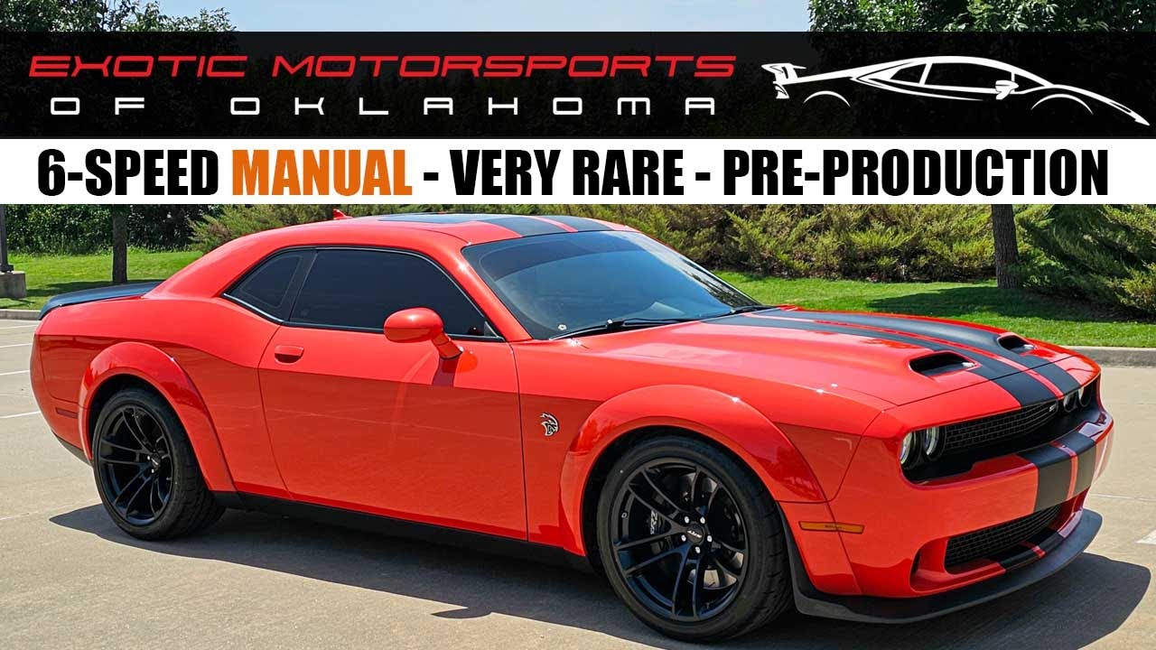 2021 Dodge Challenger SRT Hellcat WideBody Rare 6-Speed Manual - Pre ...