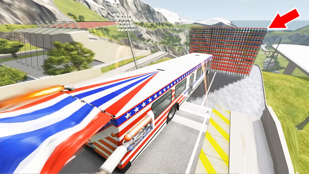 Doing Impossible Cars Stunts #21 - Beamng Drive - YouTube