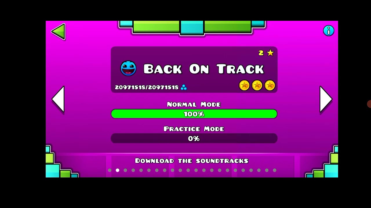 Geometry Dash levels 1-2 - YouTube